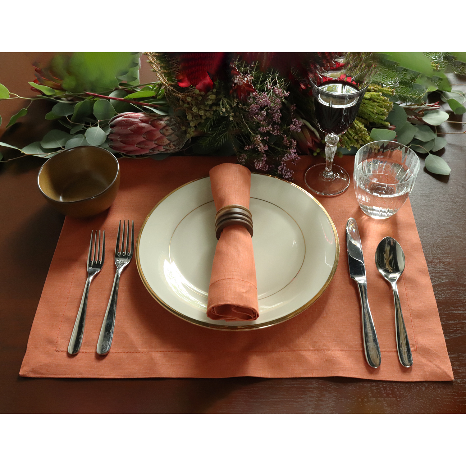 Italian Linen Placemat Luxury Hemstitch